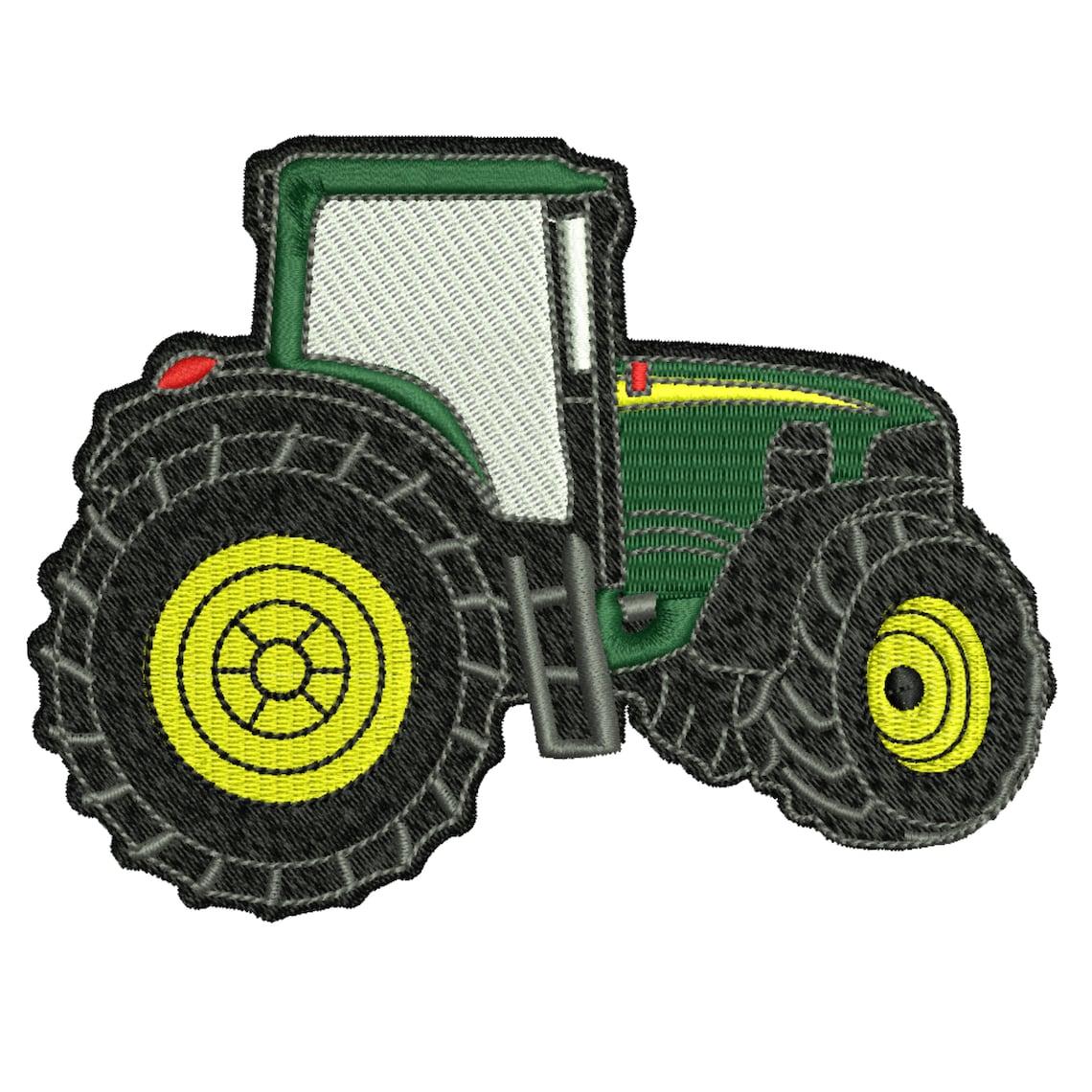 Farm Tractor Embroidery Design 4 Sizes Tiny Machine - Etsy
