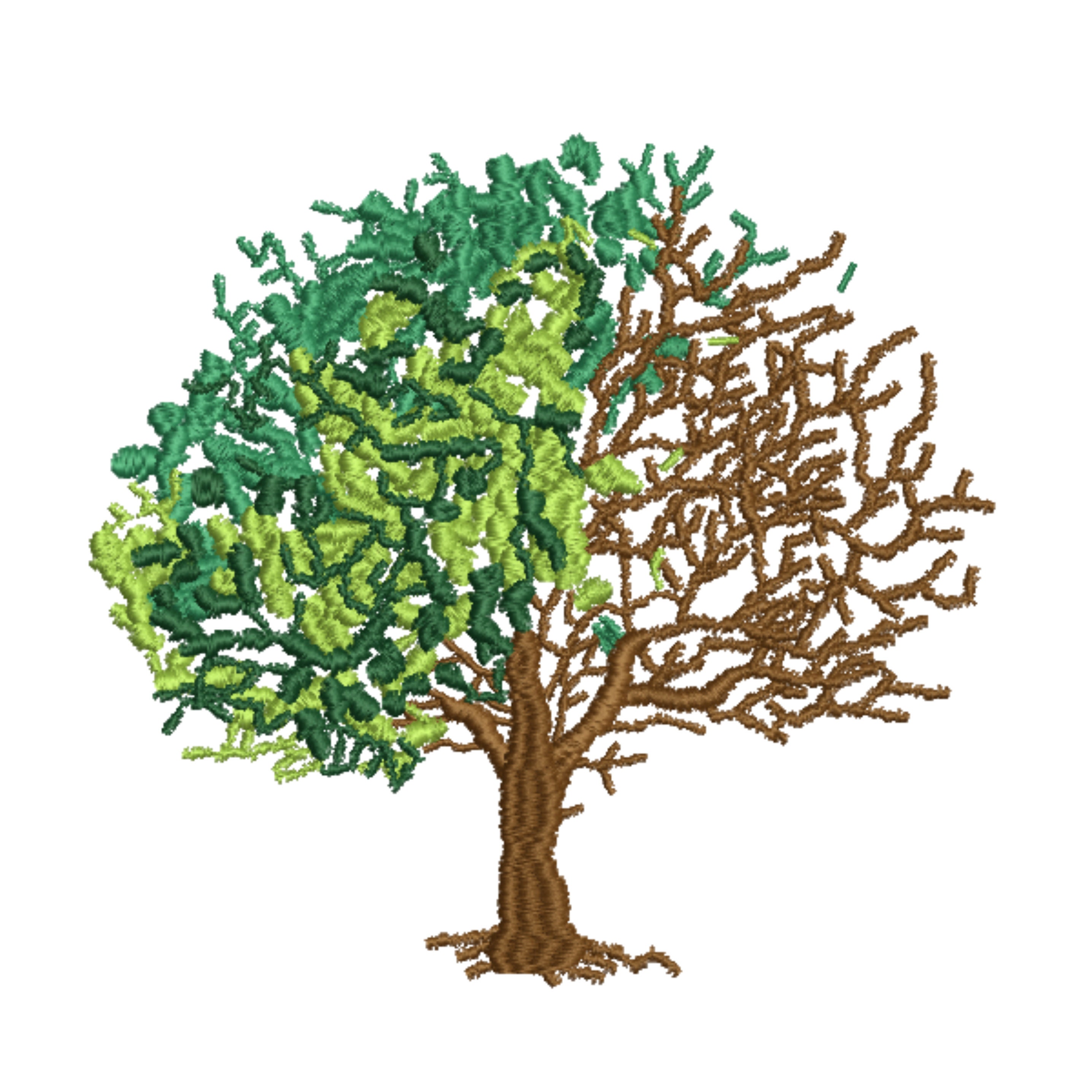 Tree of Life Embroidery Design 3 Sizes - Zen Buddha - Birth to Death ...