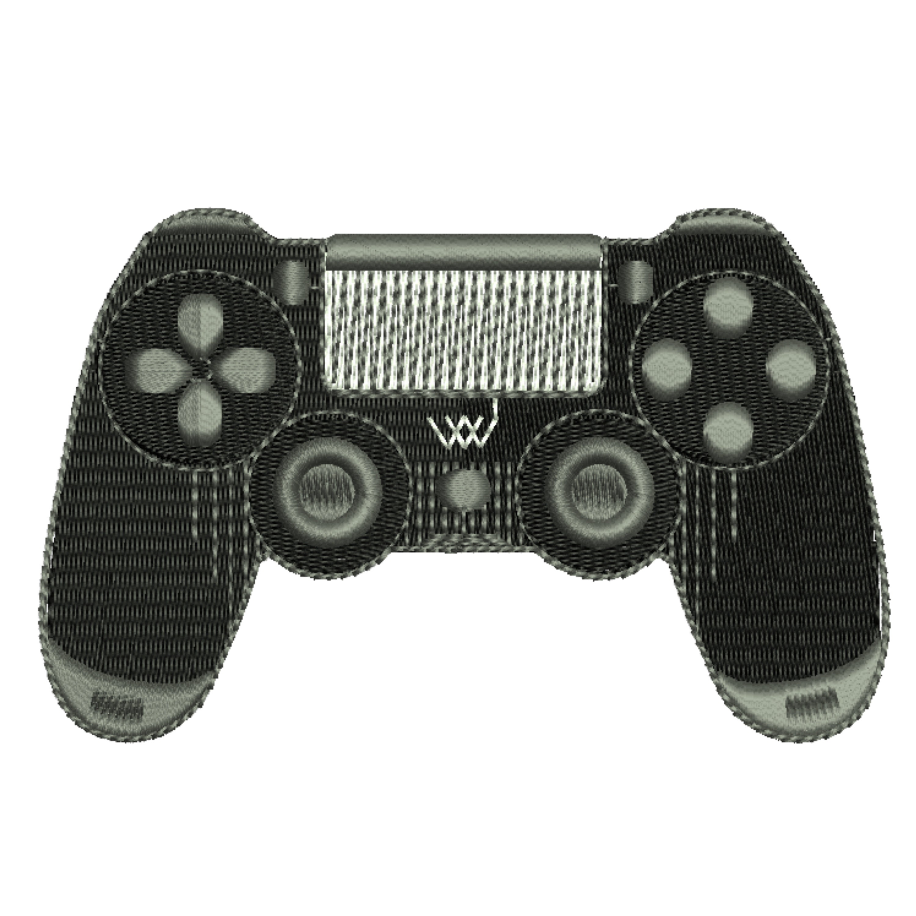 PS5 Controler Embroidery Design 3 Sizes - Pro Gaming Machine Embroidery ...