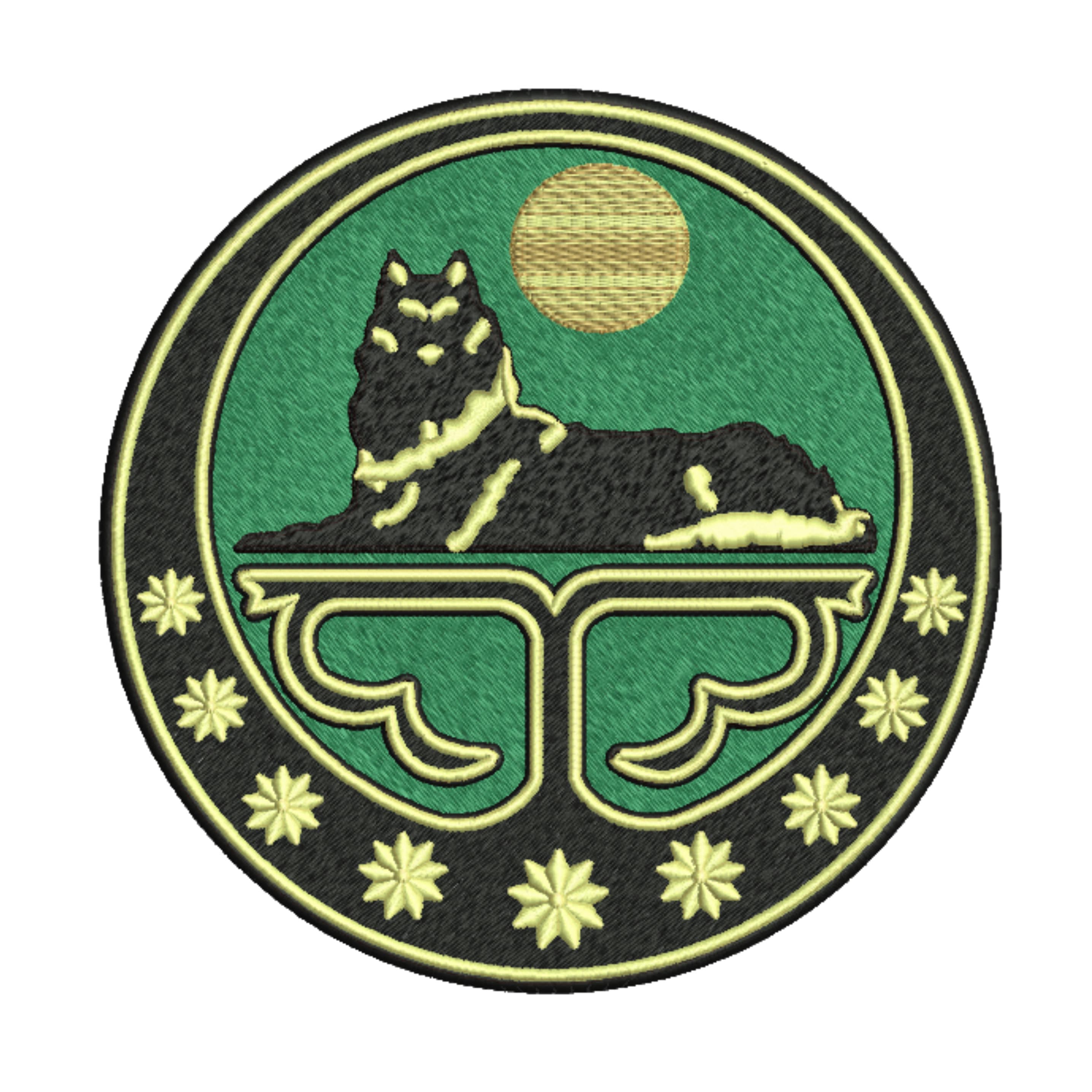 Chechnya Embroidery Design Chechen Flag Machine Embroidery - Etsy Canada