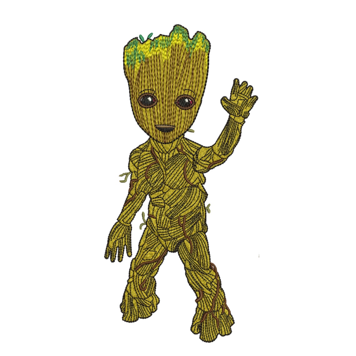 Baby Groot Embroidery Design 3 Sizes Kids Groot Wood Figure - Etsy