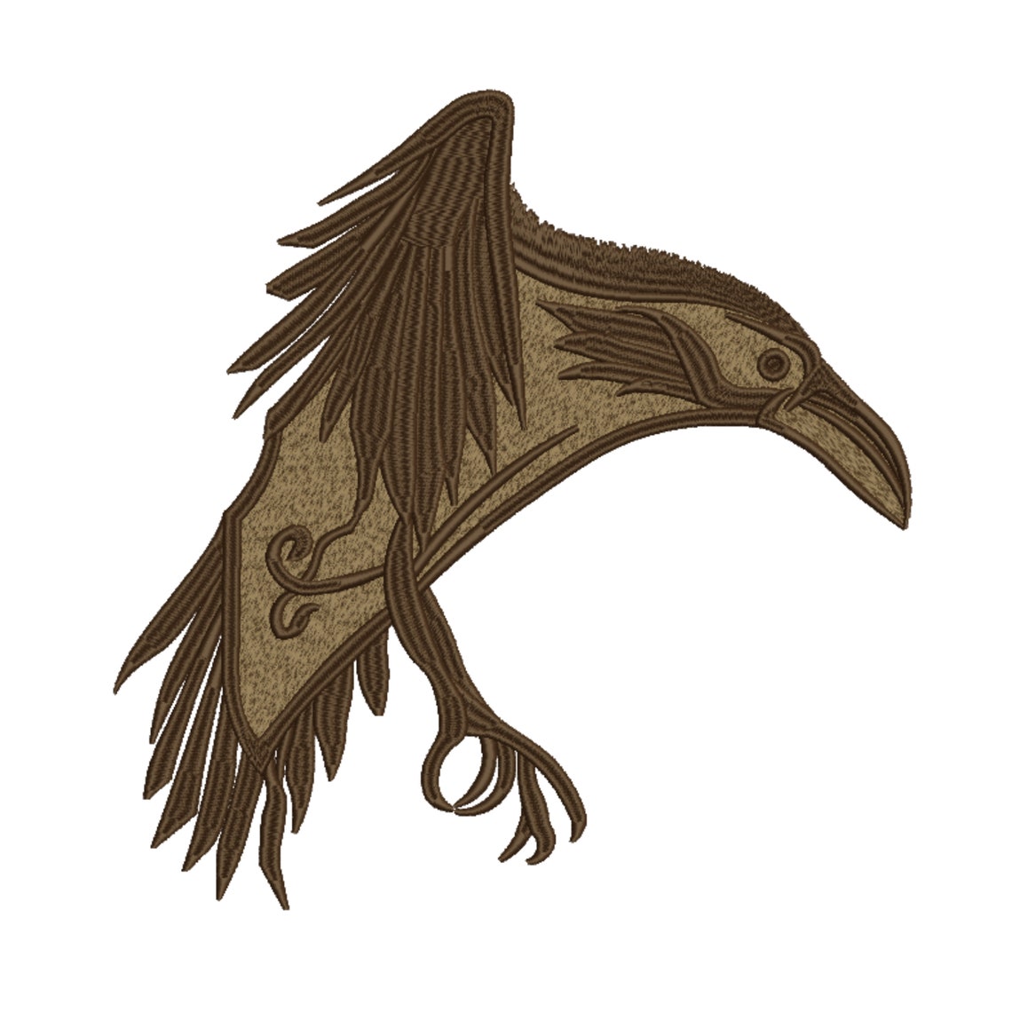 Vikings Crow Embroidery Design 4 Sizes Celtic Irish Nordic - Etsy