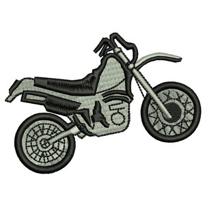 Motorcross Embroidery Design 3 Sizes - Enduro Machine Embroidery File ...
