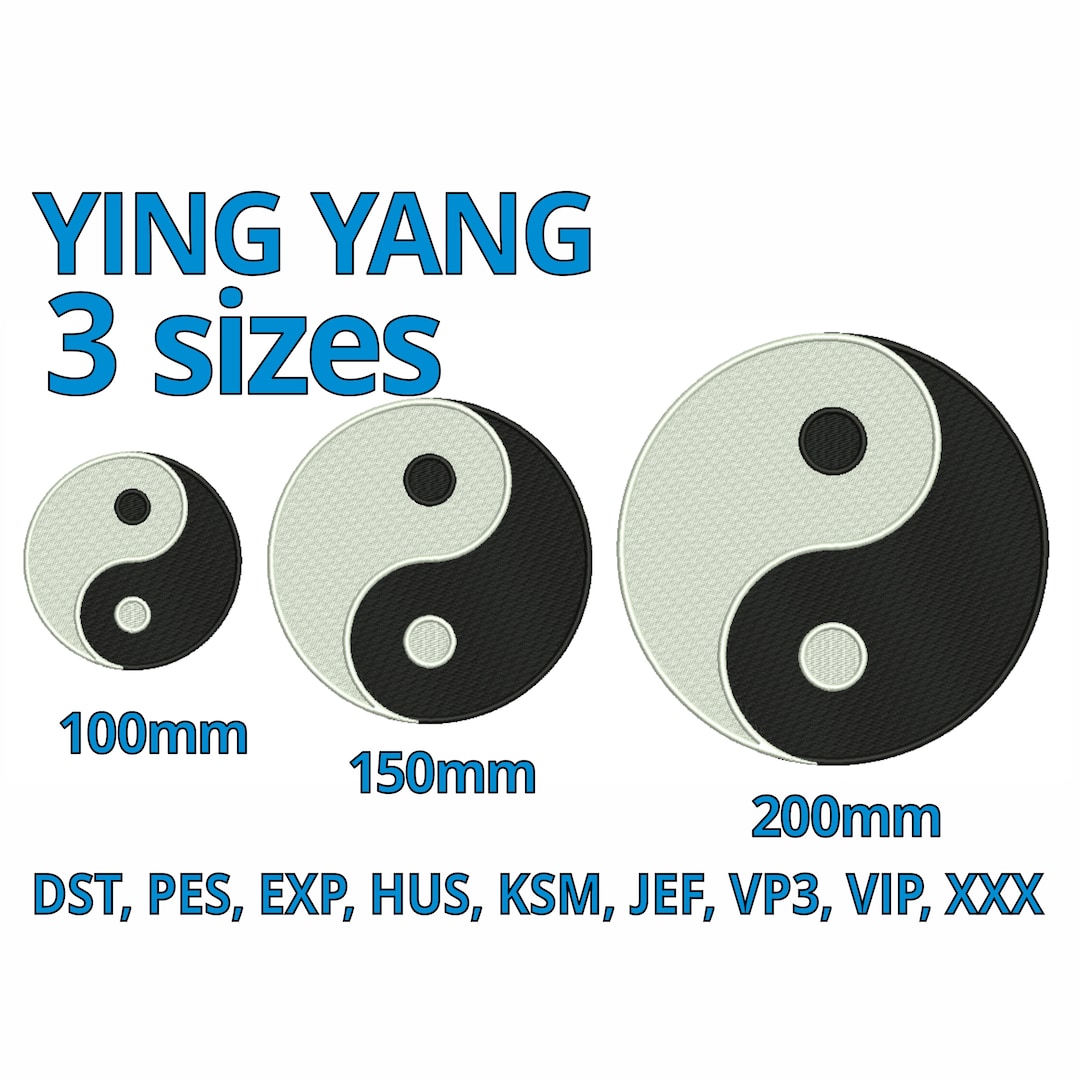 Yin Yang Embroidery Design | Esoterik Ying Yang Mandala Machine ...