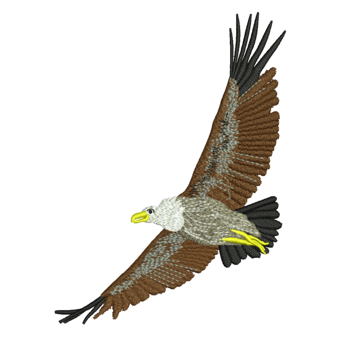 Eagle Embroidery Design - 4 Sizes -american Fyling Eagle Bird Machine ...
