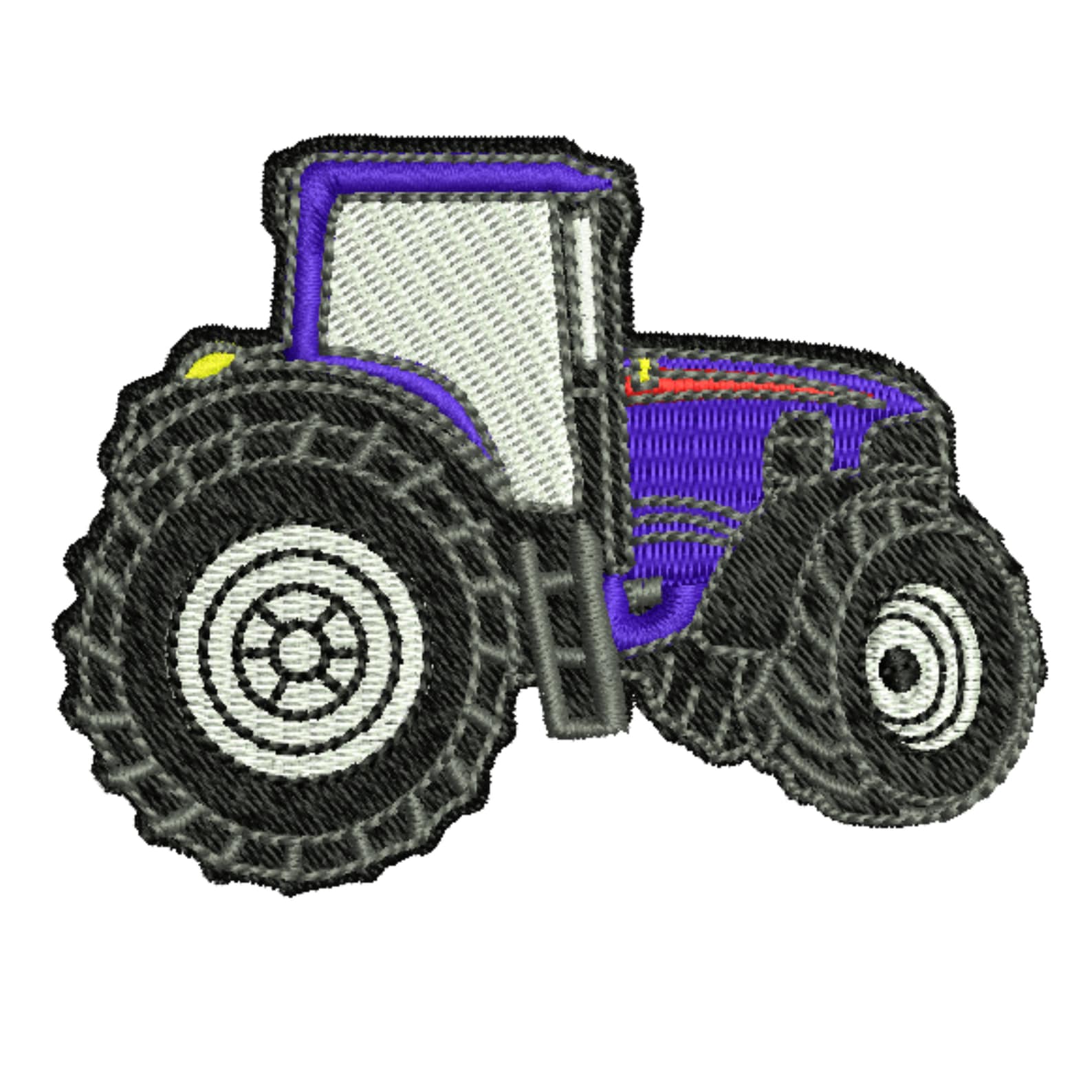 Farm Tractor Embroidery Design 4 Sizes Tiny Machine - Etsy