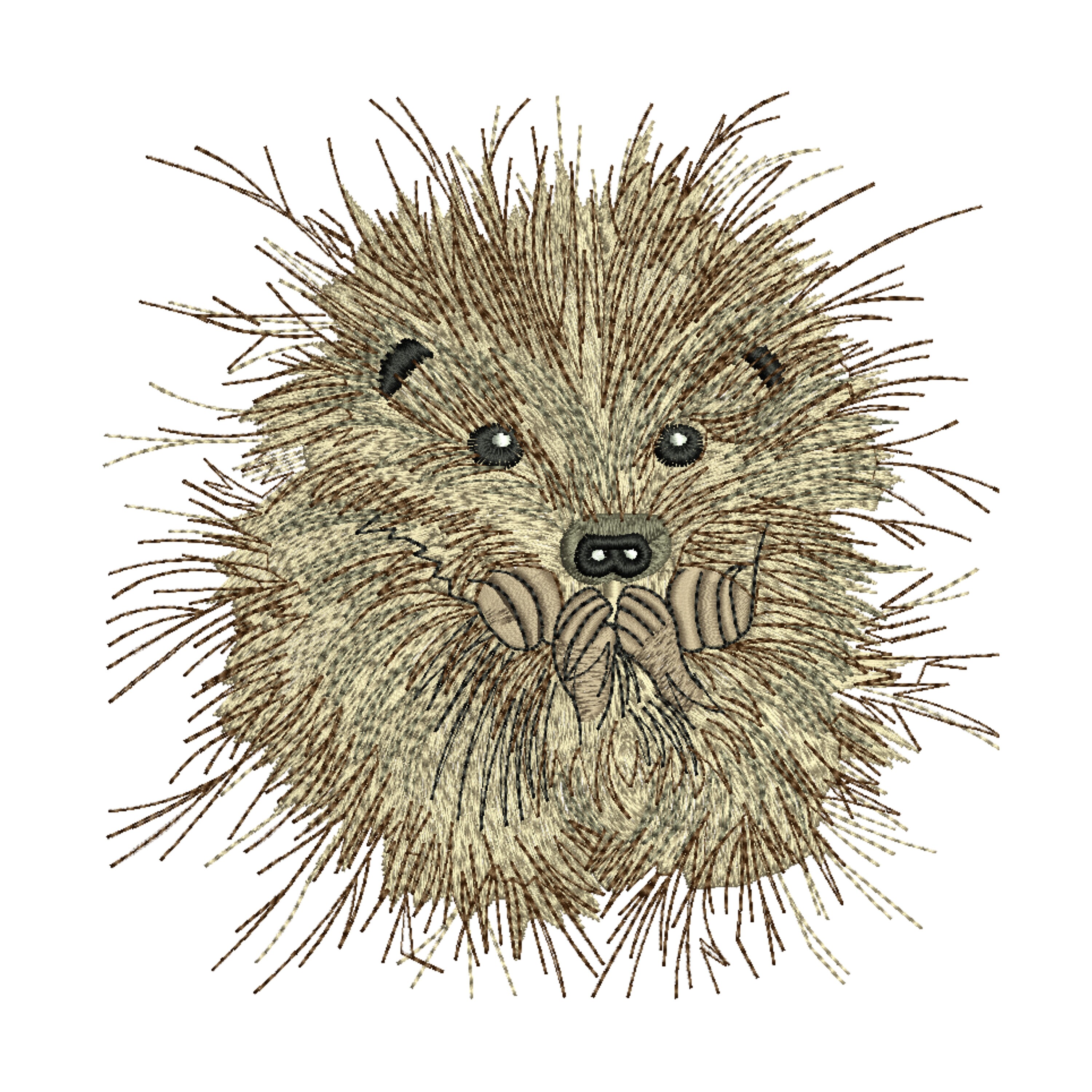 Hedgehog Embroidery Design Cute Baby Hedgehog Forest Animals - Etsy