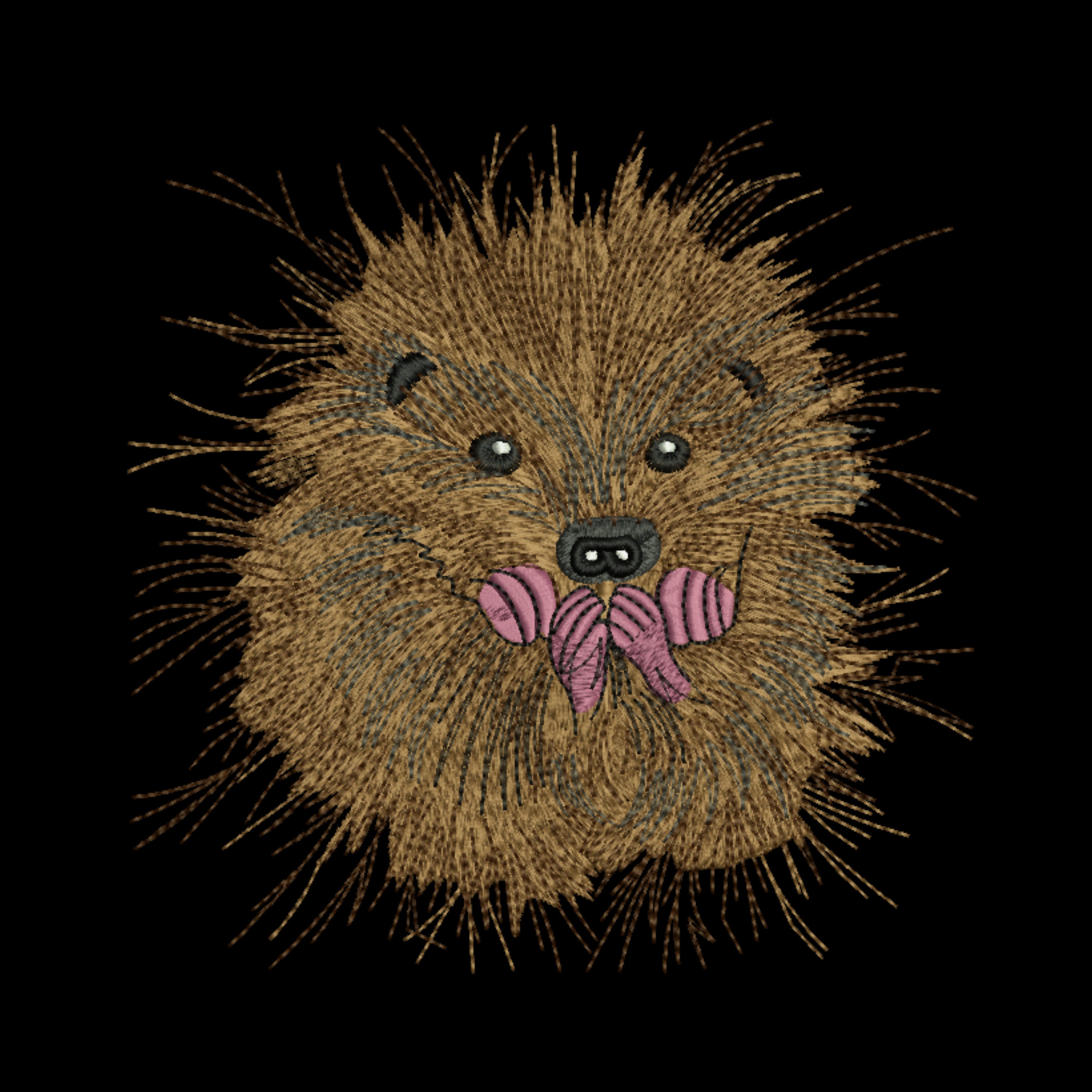 Hedgehog Embroidery Design Cute Baby Hedgehog Forest Animals - Etsy
