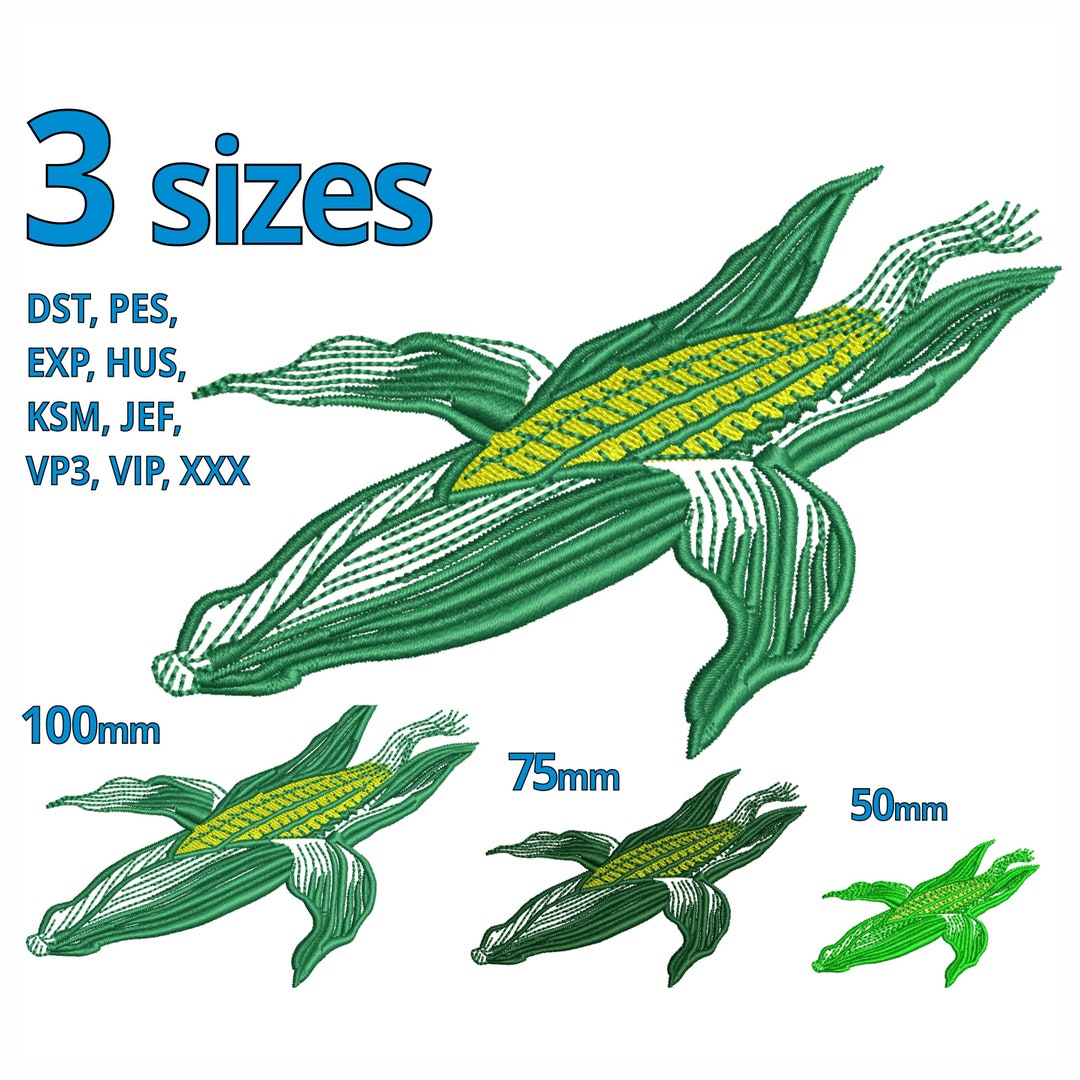 Vegetables Embroidery Designs 5 Sizes- Real Vegetarian Machine ...