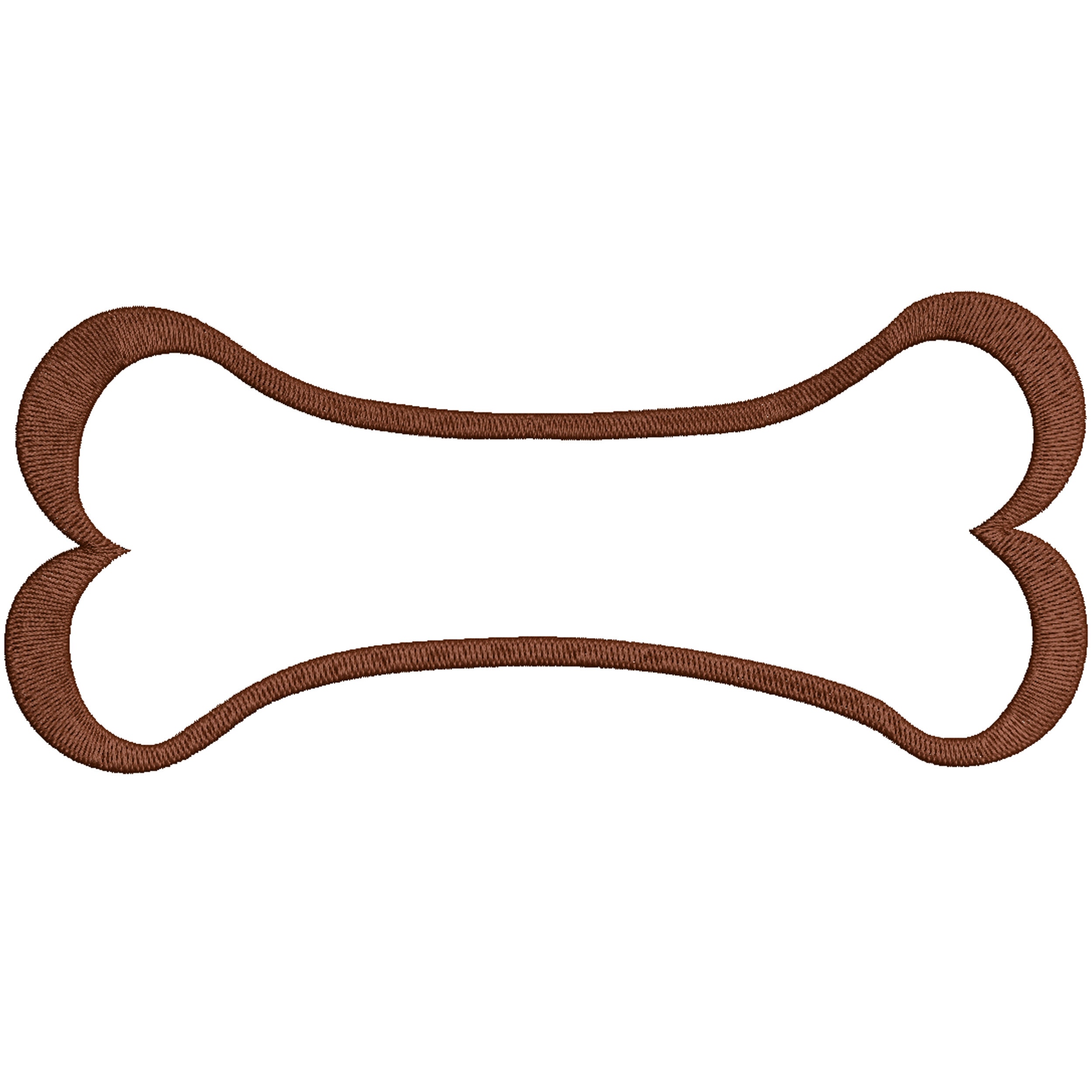 Bone for Dog Embroidery Design 8 Sizes Emblem Bone Machine - Etsy