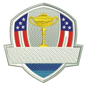USA Cup Trophy Embroidery Design 3 Sizes - America Championship Machine ...