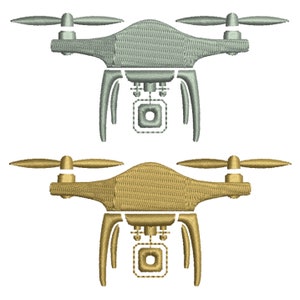 Drone Embroidery Designs | 3 Sizes | Simple Drone Pilot Symbol Machine ...