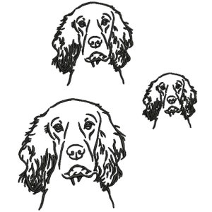 Cocker Spaniel Embroidery Design 5 Sizes, Lovely Dog Outline Machine ...