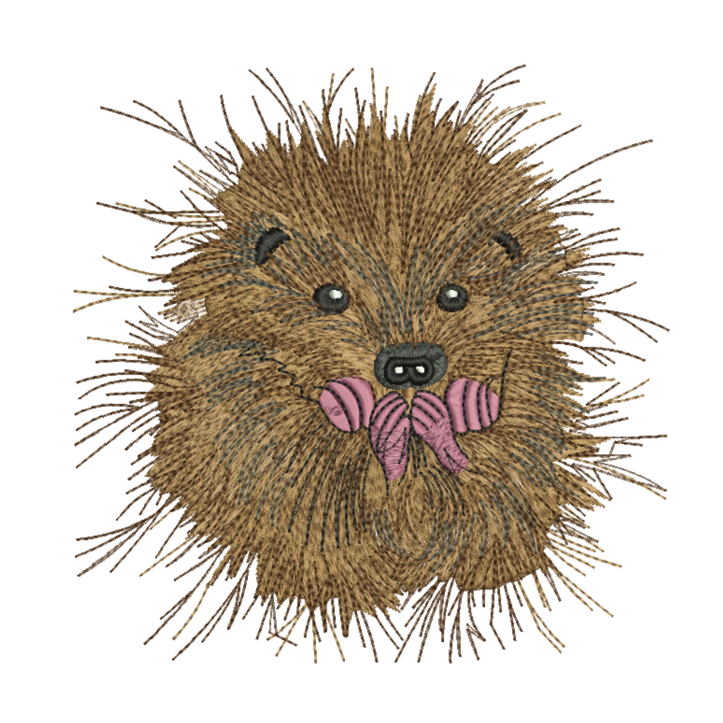 Hedgehog Embroidery Design Cute Baby Hedgehog Forest Animals - Etsy