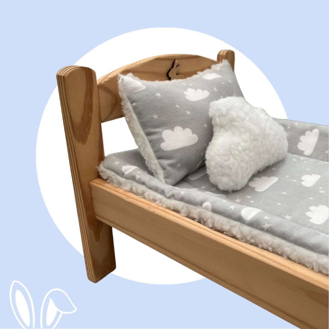 NEW Cuddle Clouds Luxury Rabbit IKEA Duktig Dolls Bed Bedding Bunny ...