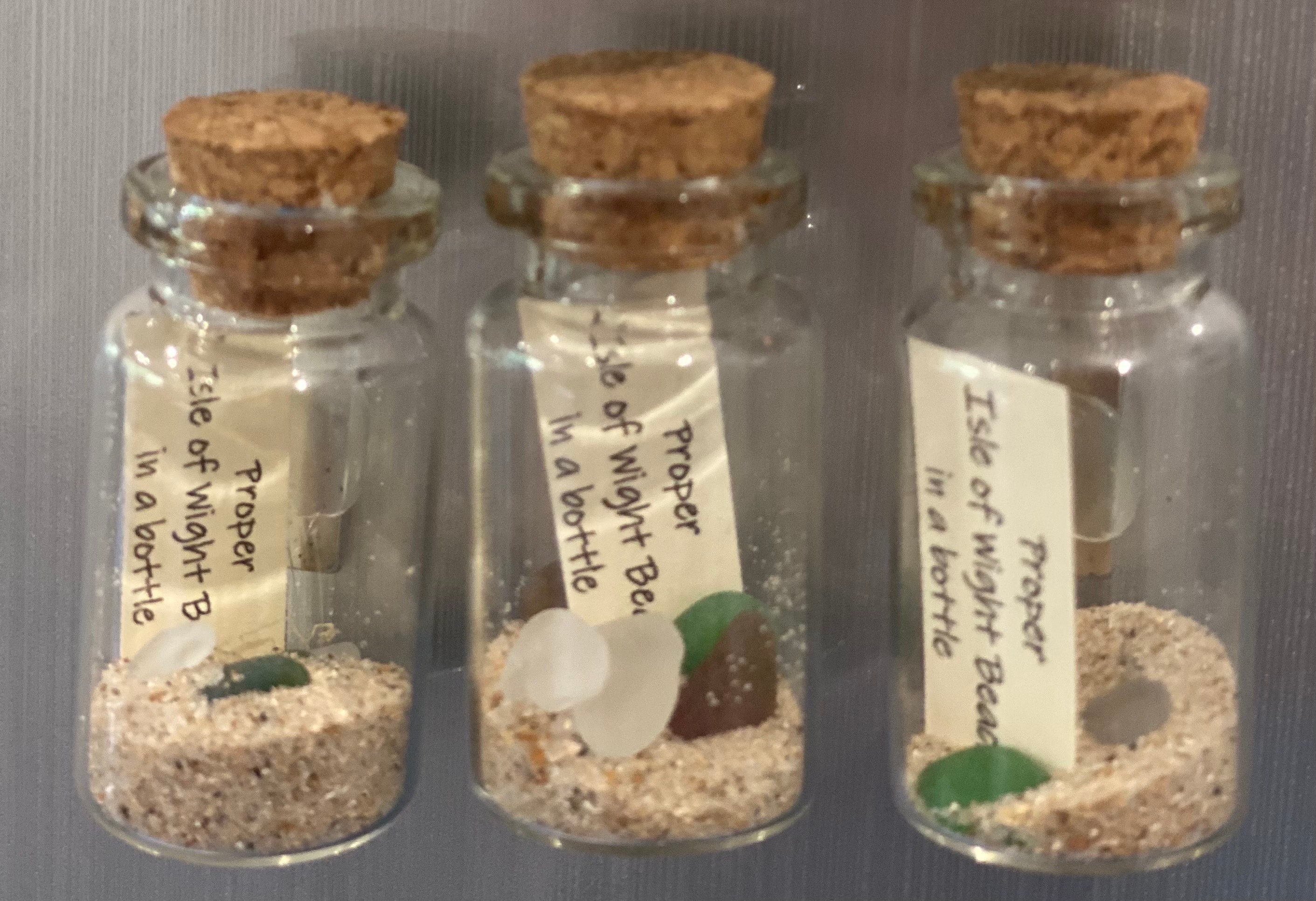 Proper Isle of Wight Beach in a Bottle Magnet - Etsy