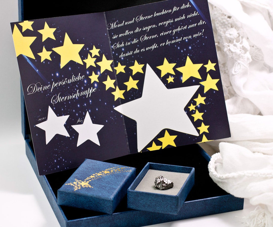 Genuine Shooting Star | Genuine Meteorite | Shooting Star Gift Set With ...