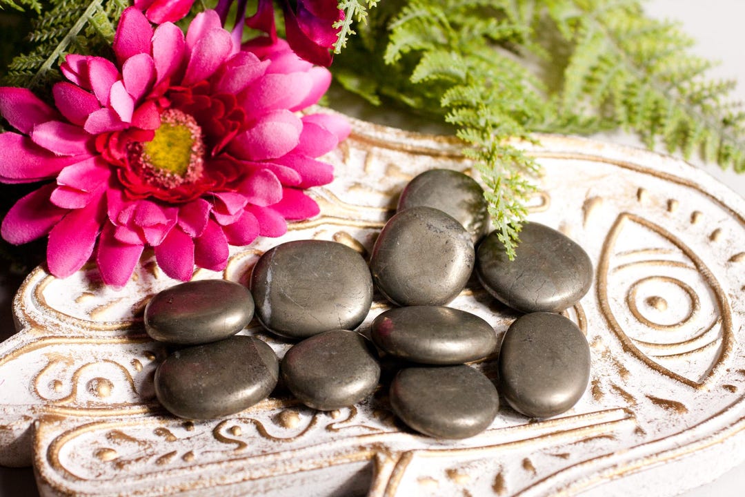 Pyrite Slab Stone | Pyrite Lens Stone | Tumbled Pyrite Stone | Polished ...