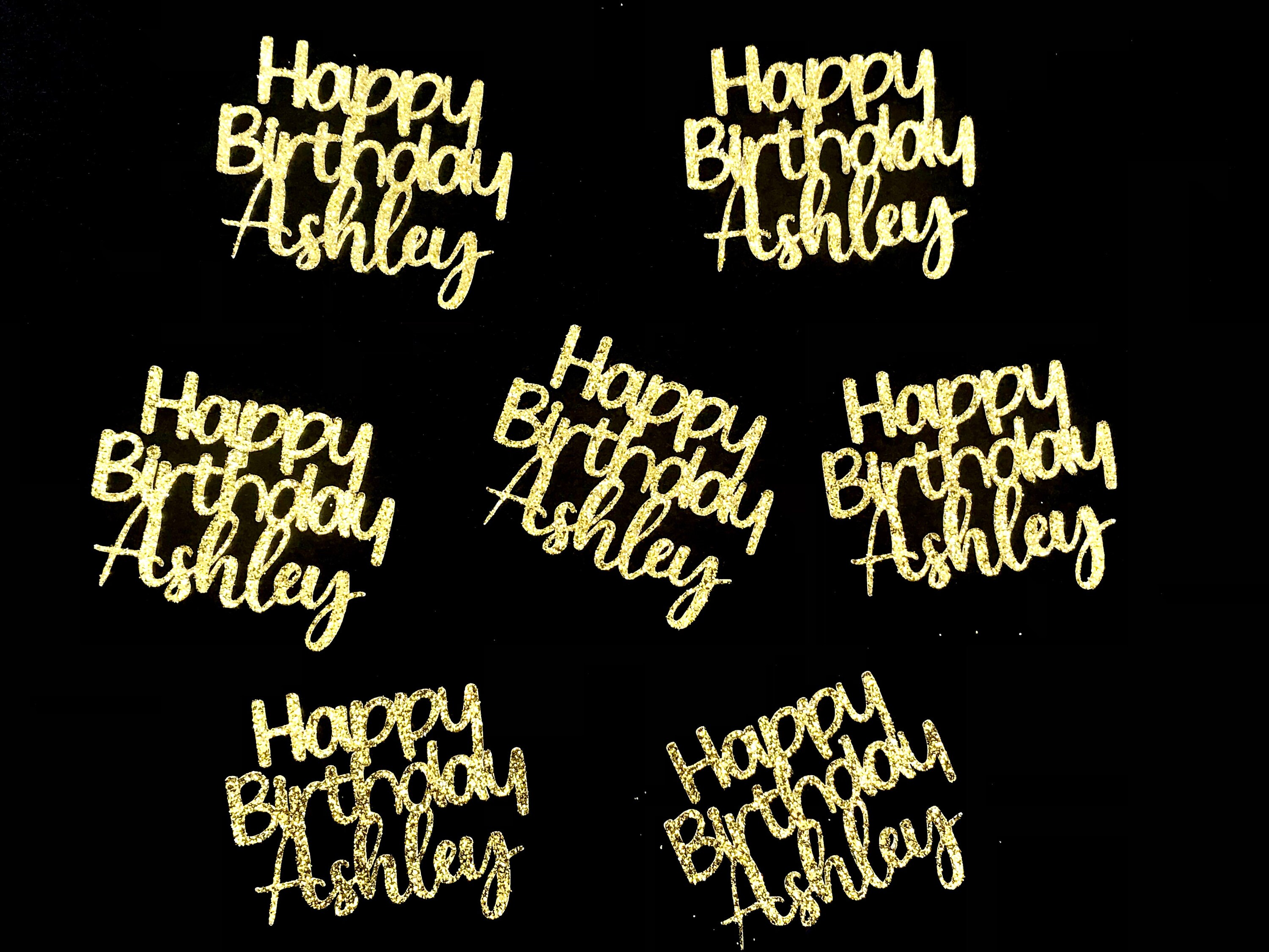 Personalized Glitter Confetti: Custom Names, Birthday, Celebrations - Etsy