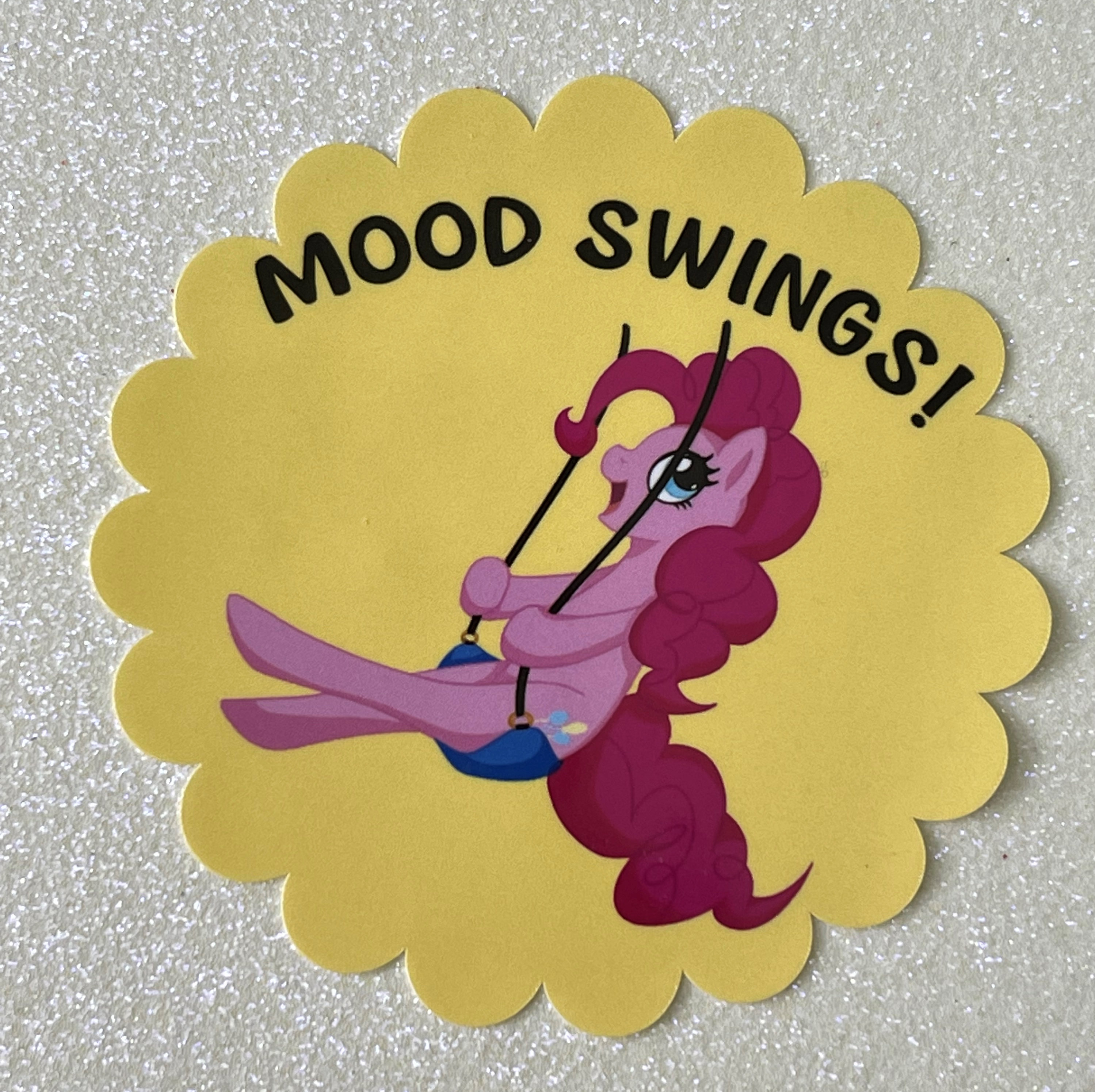 One of A Kind My Little Pony Sticker - Funny Mood Swing - Custom MLP ...