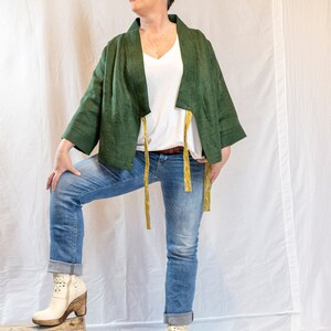 The Blossom Blazer, Wrap Jacket Pdf Sewing Pattern Sizes S/m and L/xl ...