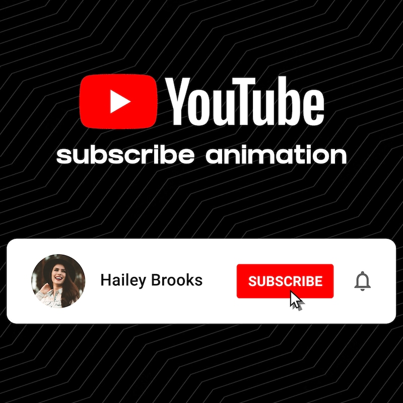 Youtube Subscribe Animation - Etsy