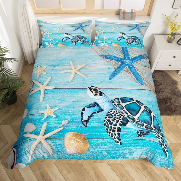 Sea Turtle Bedding - Etsy