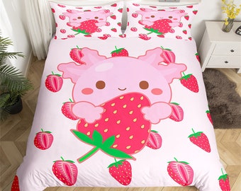Axolotl Bedding Set - Etsy