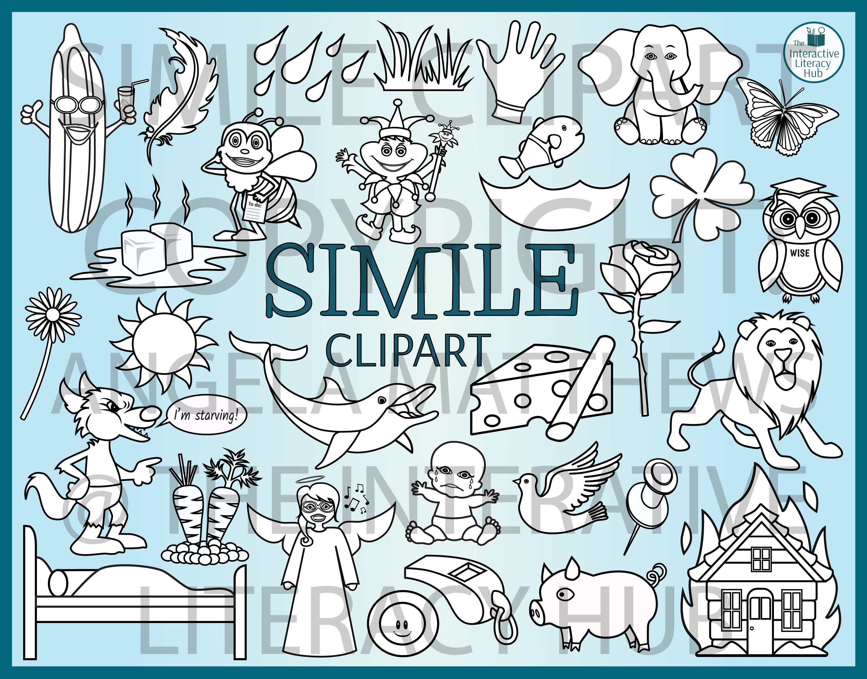 Simile Clipart 31 gráficos PNG de símiles con 31 versiones adicionales ...