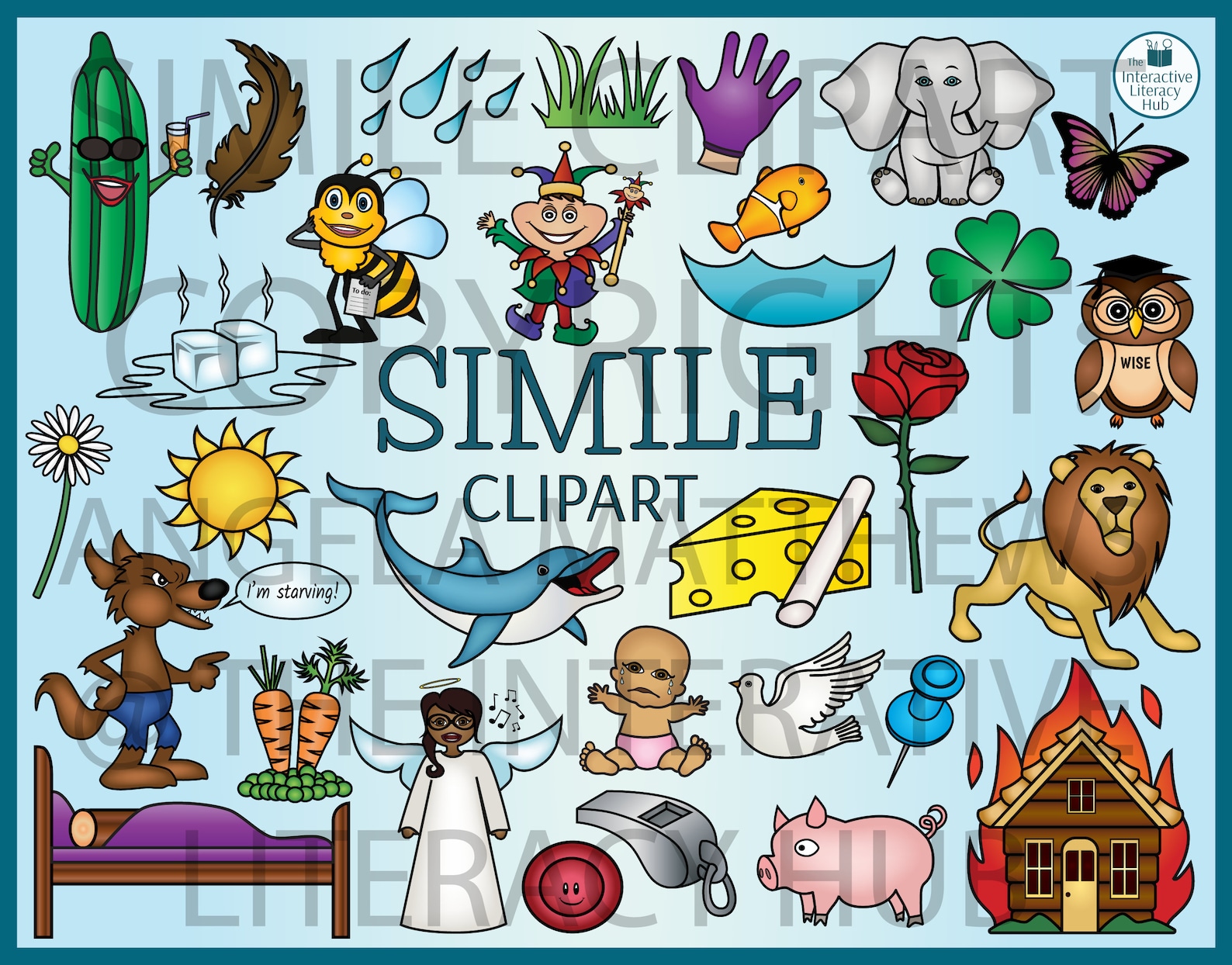Simile Clipart for School Teachers 31 PNG Graphics with 31 - Etsy Australia