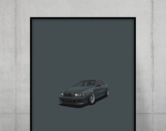 Bmw E39 Poster - Etsy