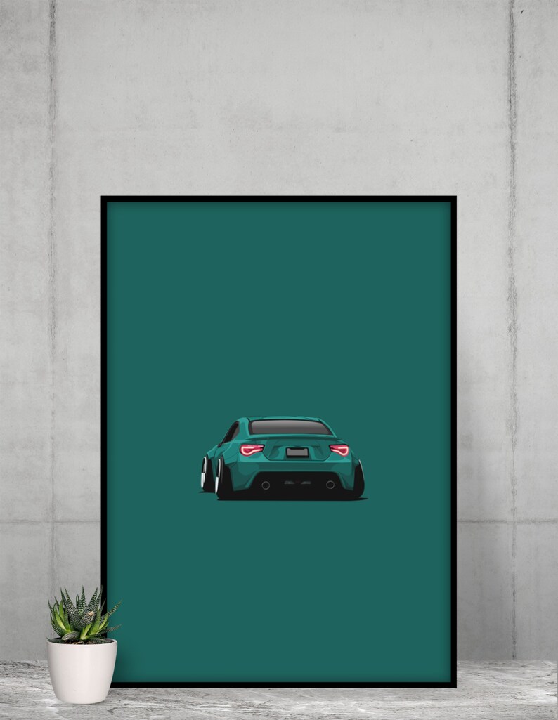 Toyota/subaru/scion GT86/BRZ/FRS Poster in High Definition - Etsy