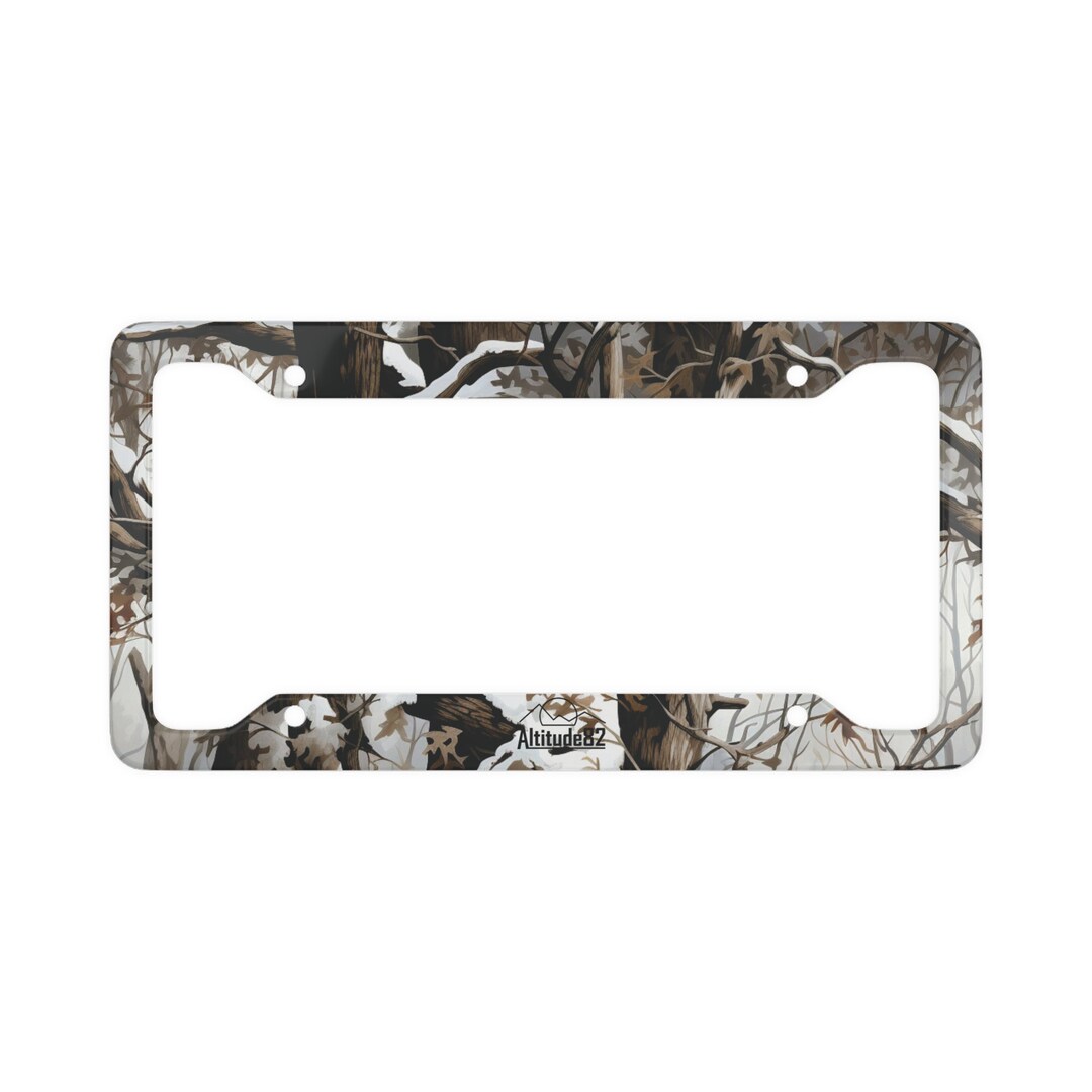 Hunting Camo License Plate Frame - Etsy