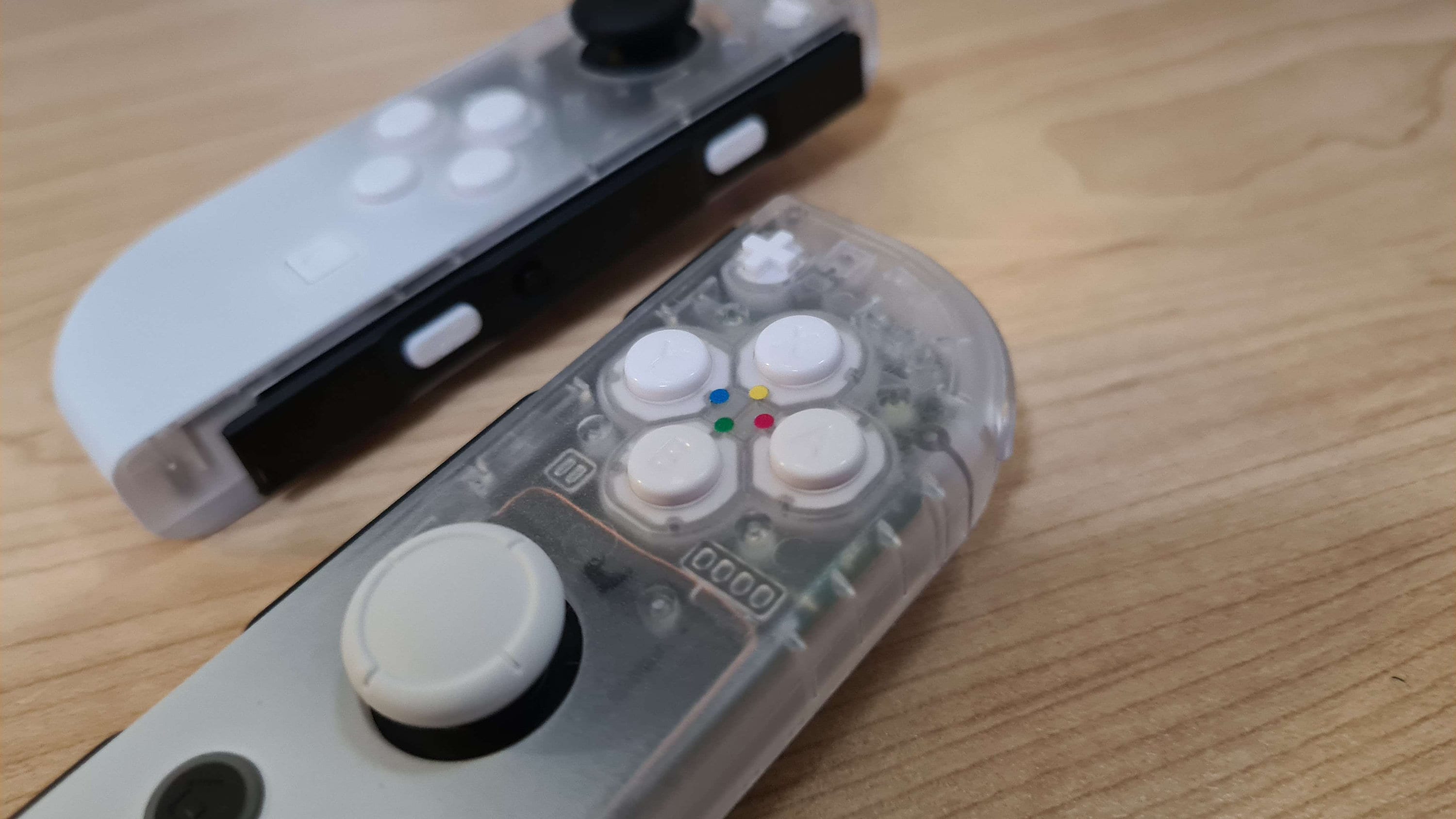Clear/white Gradient Joy-cons - Etsy