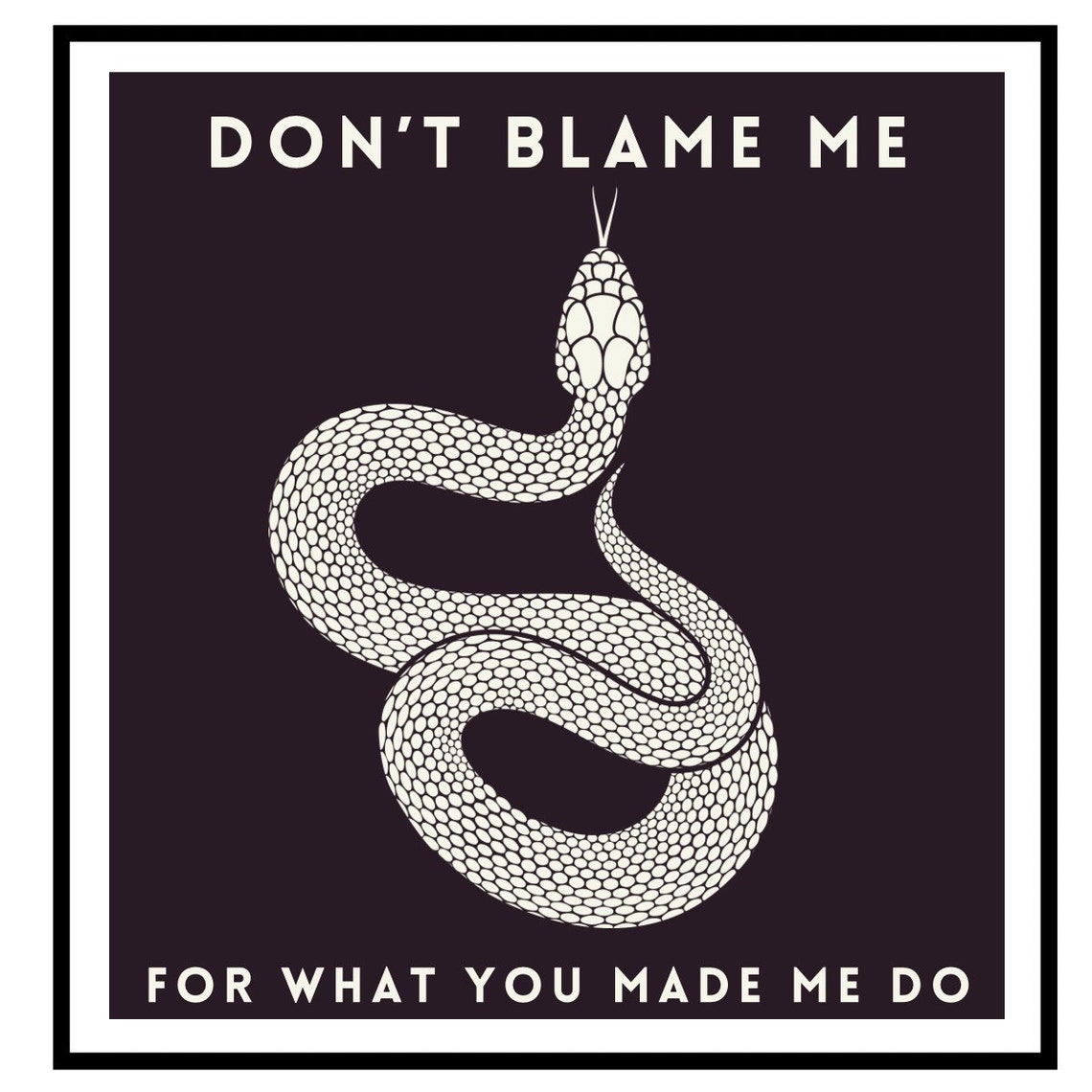 Taylor Swift Mug Dont Blame Me/ Look What You Made Me Do/reputation ...