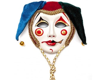 Porcelain Jester Mask - Etsy
