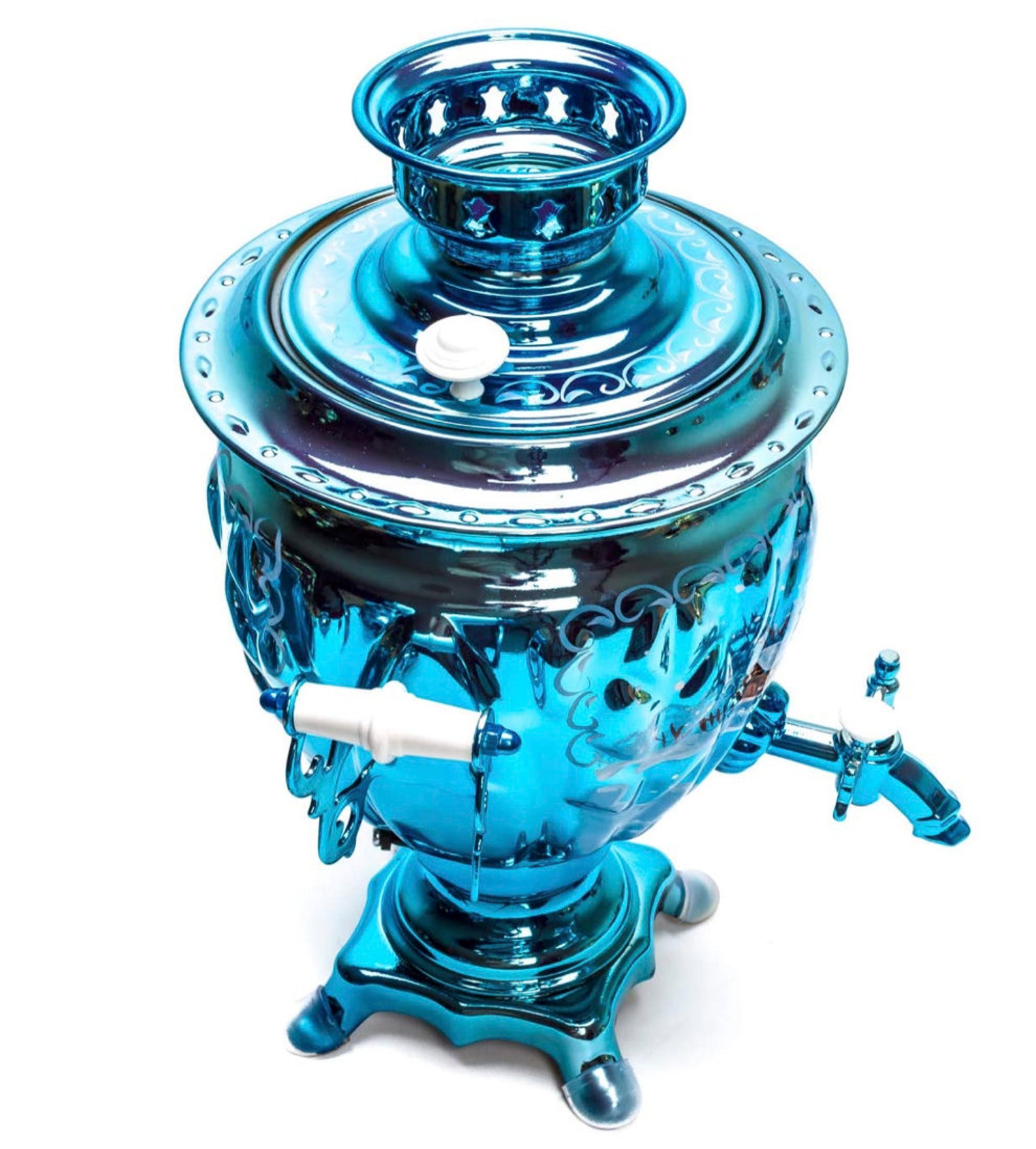 Winter Landscape Hand Painted Electric Samovar Kettle With - Etsy