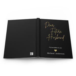Dear Future Husband Letters - Personalized Hardcover Journal | Love ...