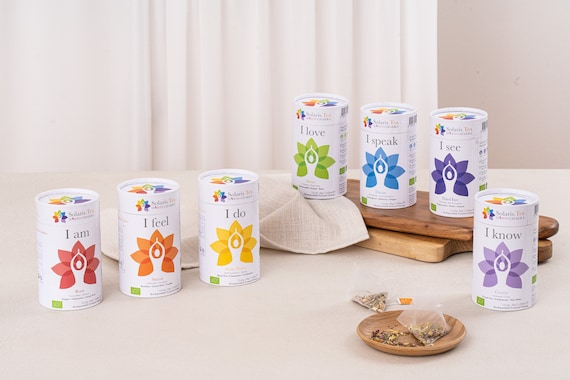 7 Chakra Tea Set - Etsy