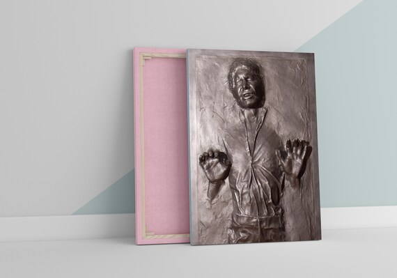 Han Solo Frozen in Carbonite Large CANVAS Art Custom Print - Etsy