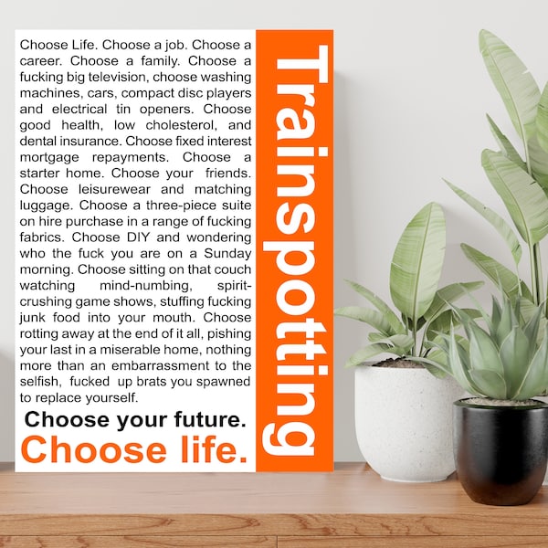 Trainspotting Poster - Etsy