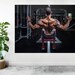 Gym Man Motivational Muscle Sport Bodybuilding Large Poster Art Print ...
