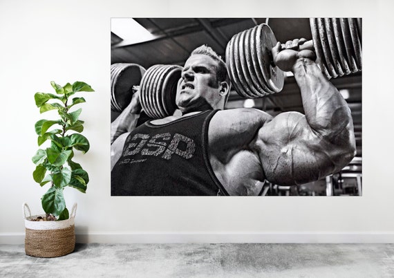 Jay Cutler Bodybuilding Gym Muscles Inspirational Large Poster - Etsy