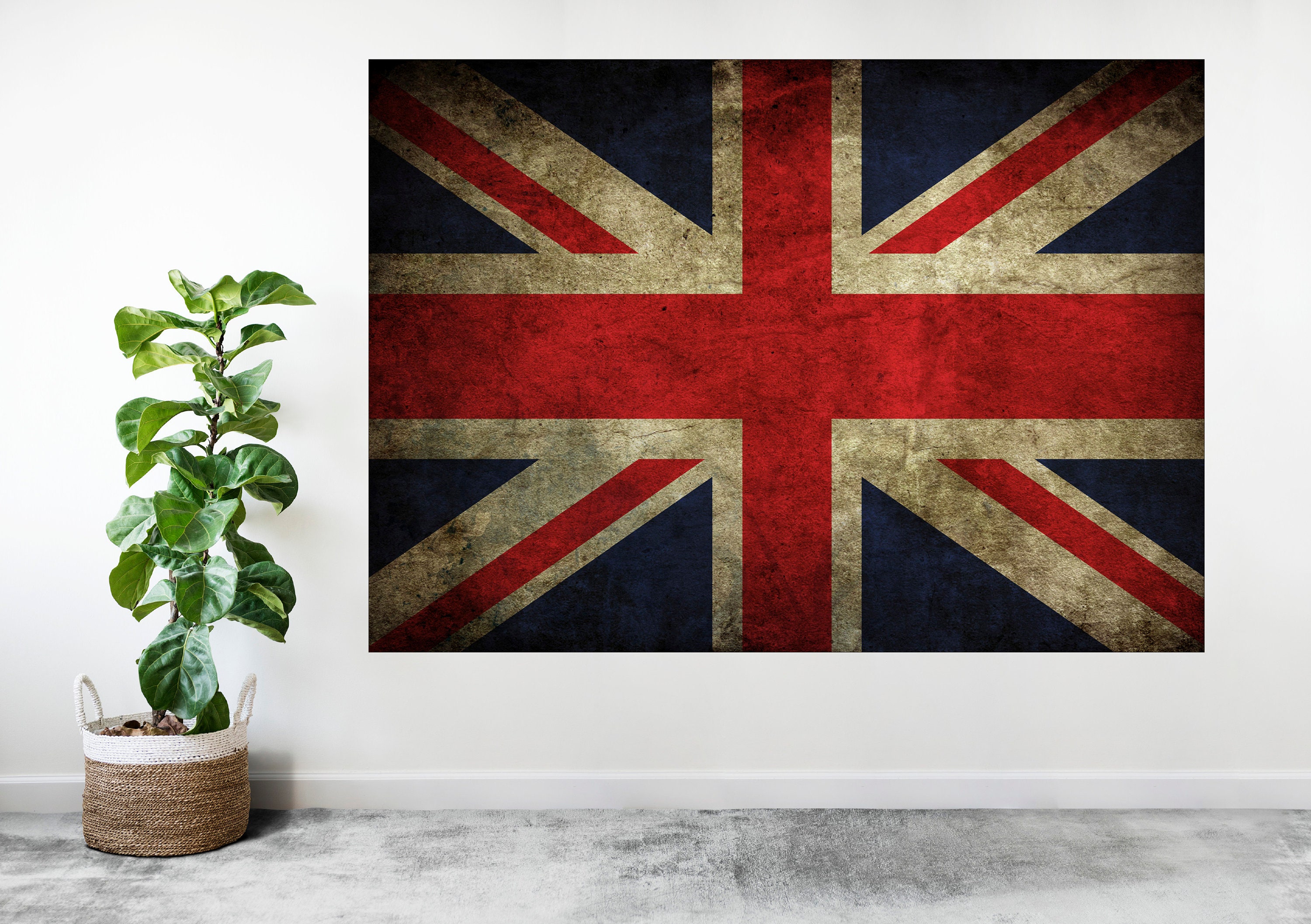 Vintage Union Jack Flag Large Poster Art Print Gift A0 A1 A2 | Etsy UK