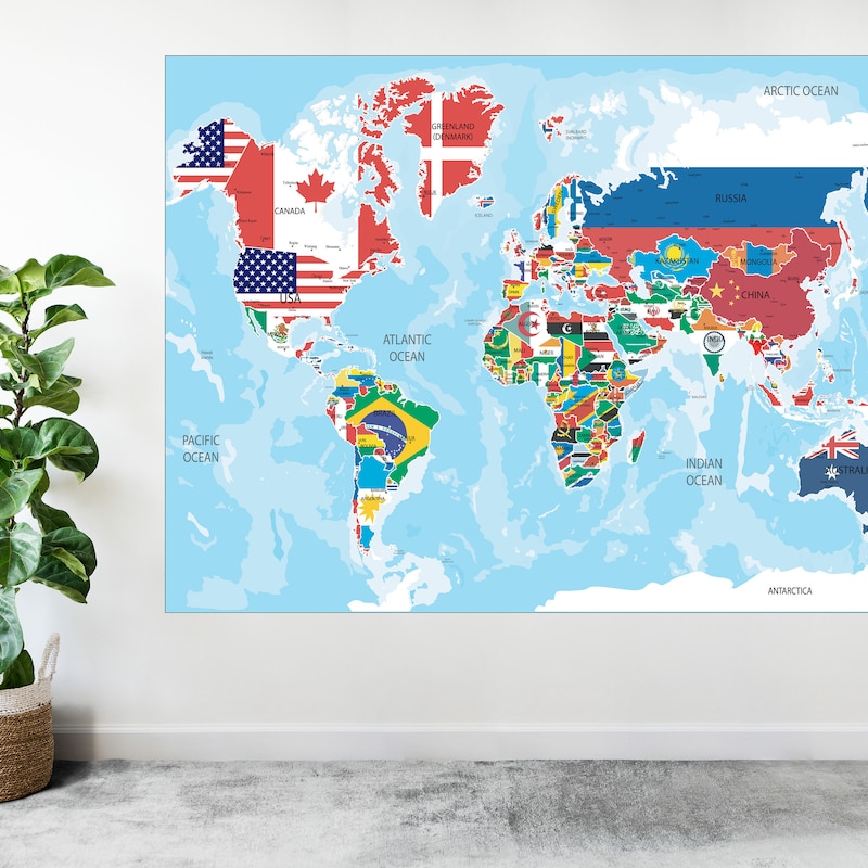 A5 Country Flags - Etsy UK