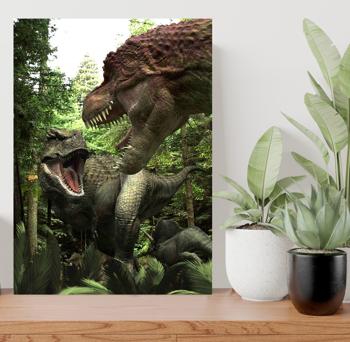 Dinosaurs Jurassic T Rex Large Poster Art Print Gift A0 A1 A2 - Etsy