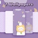 75 Cute Purple Bear App Icons iPhone Theme Ios Icon Pack - Etsy