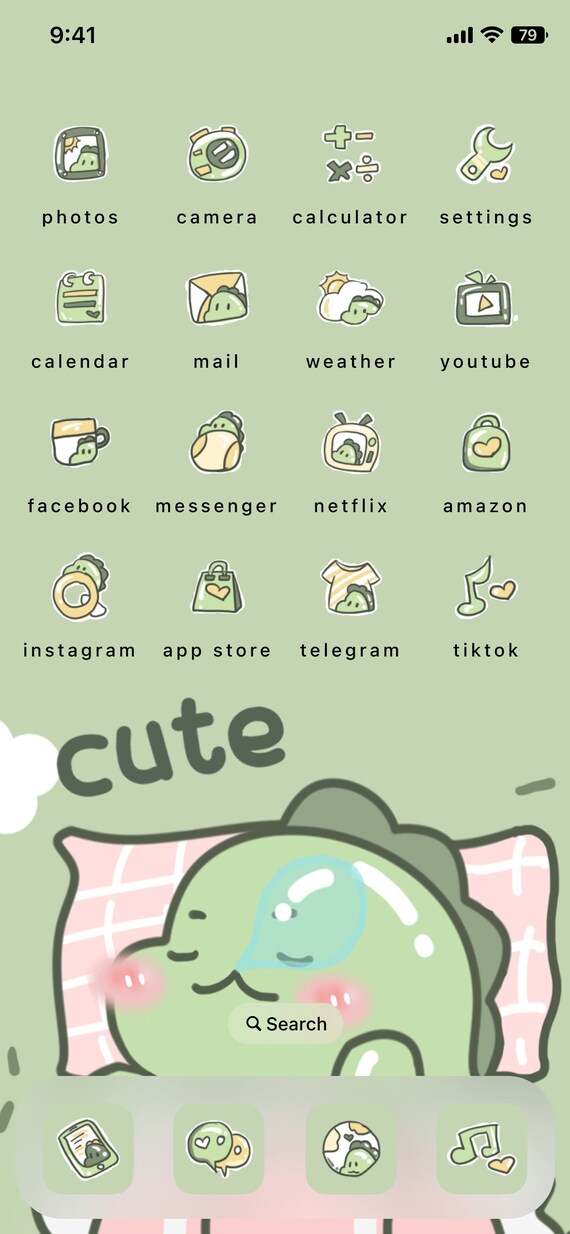 Các biểu tượng đáng yêu cute icons keyboard để làm mới bàn phím của bạn