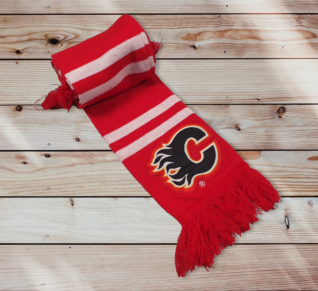Scarf Molson Canadian Hockey NHL Calgary Flames Face off 2015 - Etsy