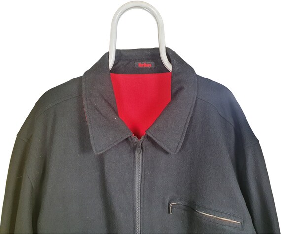 Marlboro Two Sided Reversible Wool Jacket Coat Vintag… - Gem